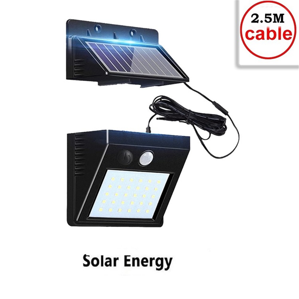 30 LEDs Solar light Solar Panel Power lamp PIR Mot... – Grandado
