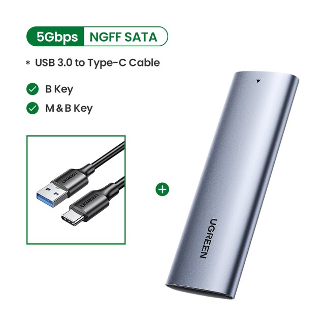 UGREEN M.2 NVMe SSD Enclosure Adapter Aluminum 10 ... – Vicedeal