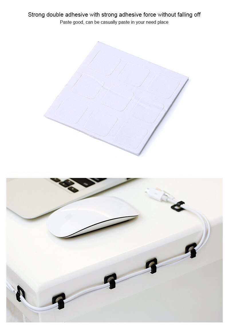 Fixed Wire Clip Desktop Wall Wire Fixed Self-adhes... – Vicedeal