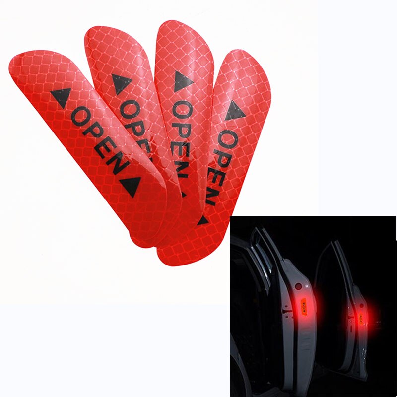 4pcs / set car Warning Safety Sign Reflective Stri... – Grandado