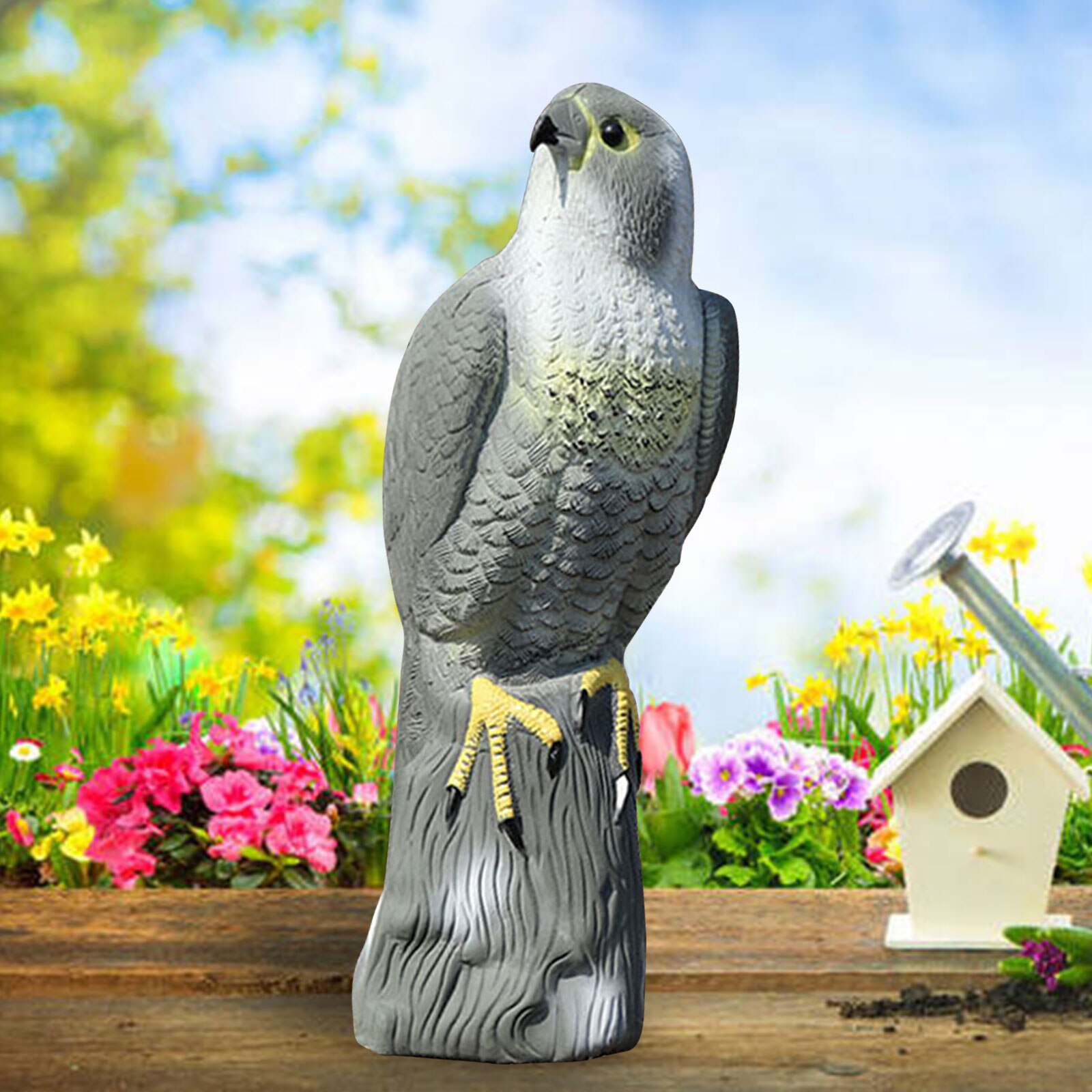 Eagle Statue Outdoor Garden Art Resin Shunting Bai... – Grandado