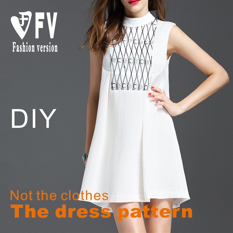 Garment sewing pattern style ladies dress 1:1 stru... – Grandado