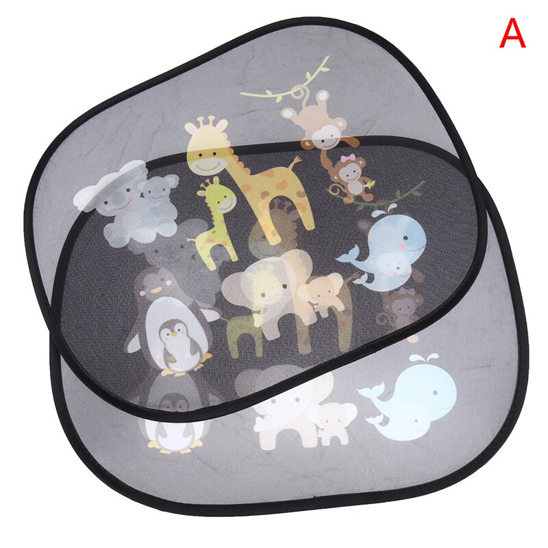 2Pcs Car Sun Shade Zoo Animal Window Shade Car Win... – Grandado