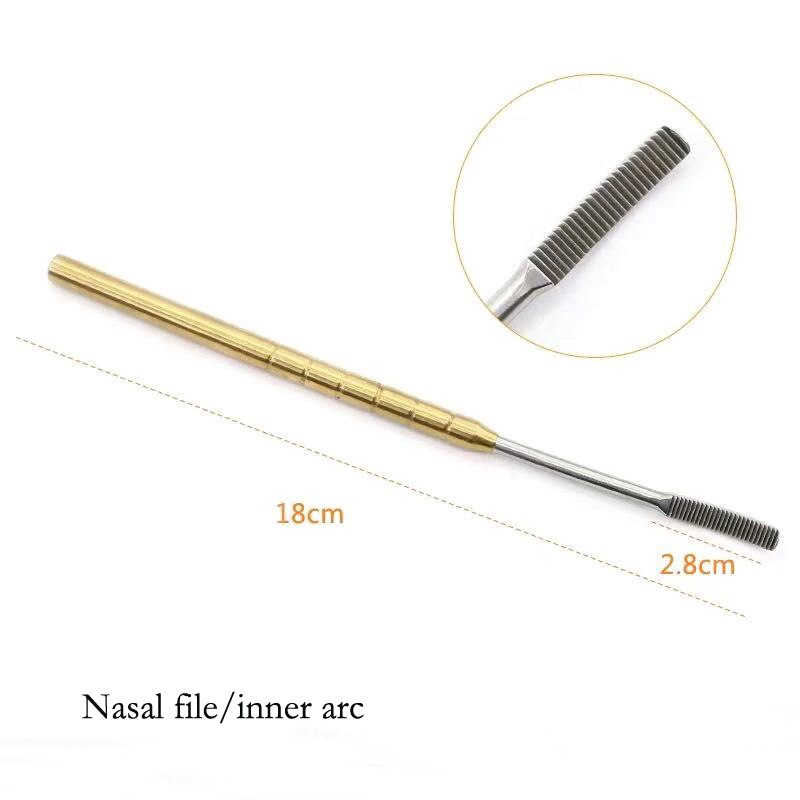 Nasal bone file, stainless steel straight file, to... – Grandado