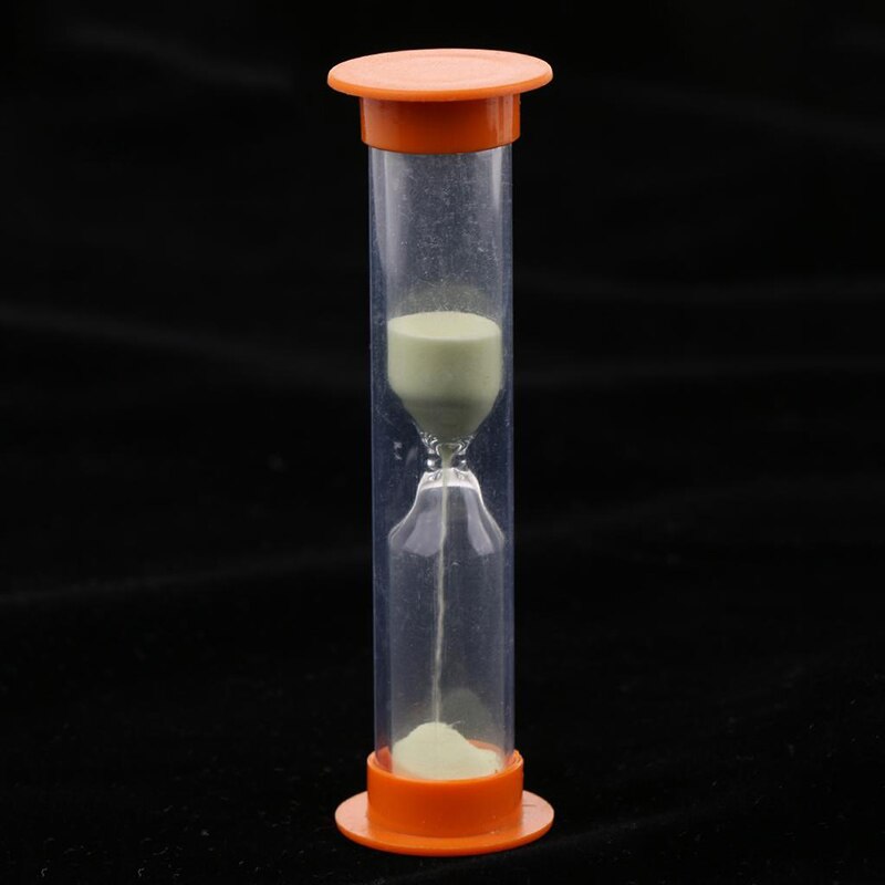 1 Minute Orange Plastic Hourglass Sand Timer Clock... – Grandado