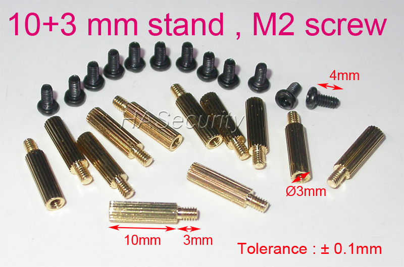 12 stücke 10 + 3mm messing stand/klammer/puncheon ... – Vicedeal