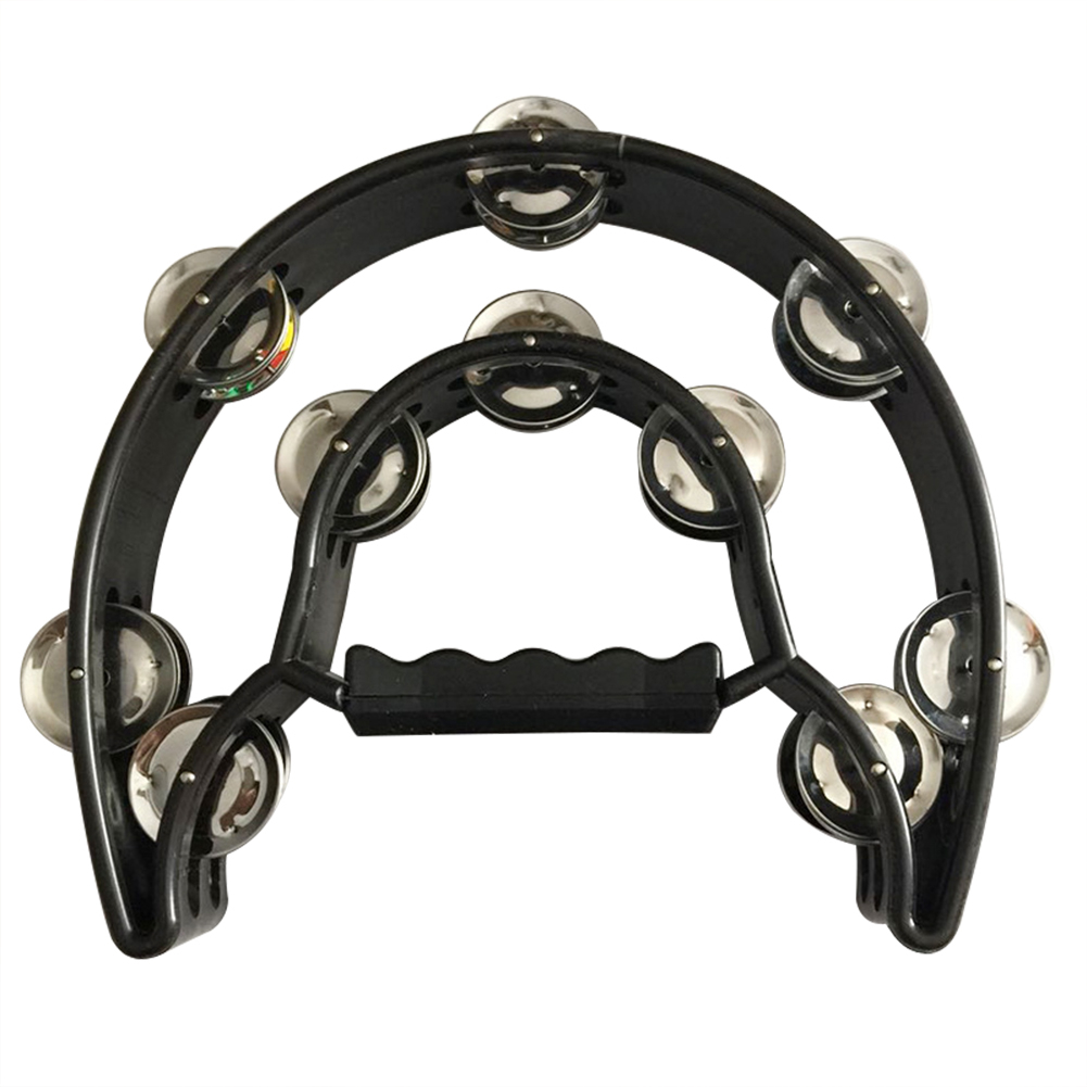 Musical Double Half Moon Tambourine Drum Kit Hi Ha... – Grandado