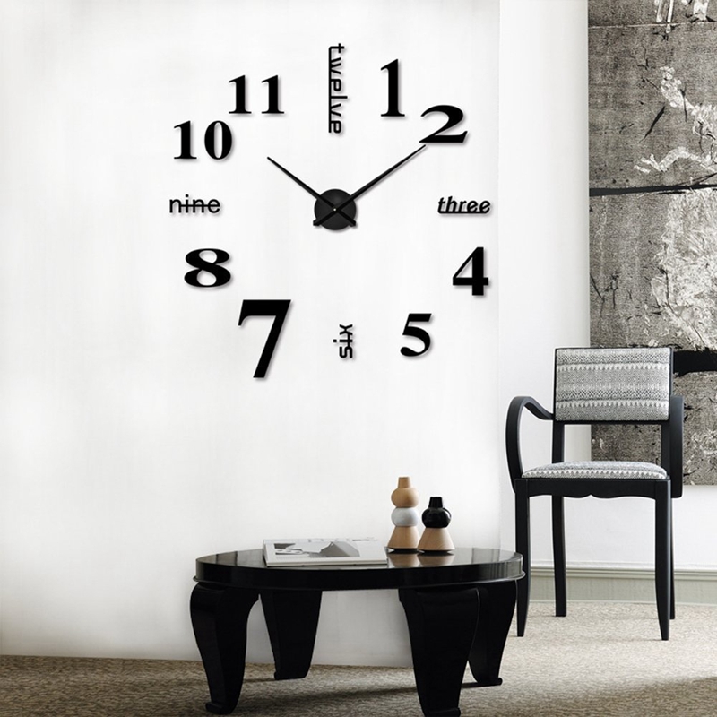 Reloj de pared 3D DIY, moderno, relojes acrílicos ... – Grandado