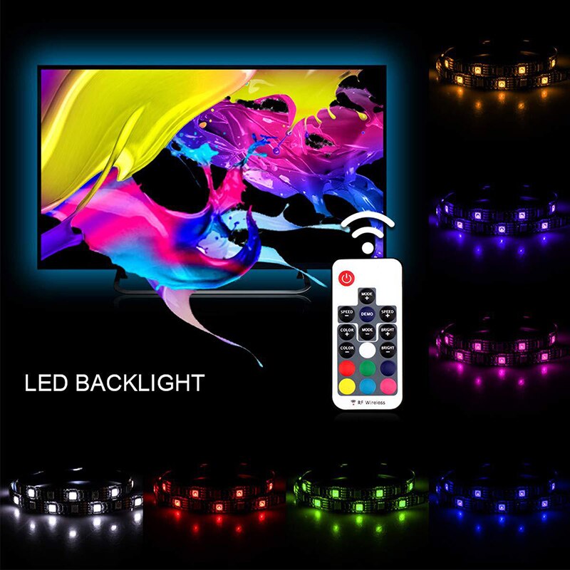 0.5M/1M/2M Set Usb Led Strip 5050 Rgb Tv Achtergro... – Vicedeal