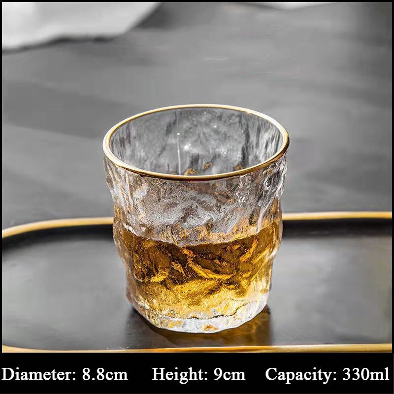 Glacier Pattern Frosted Thickening Glass Cup High-... – Vicedeal