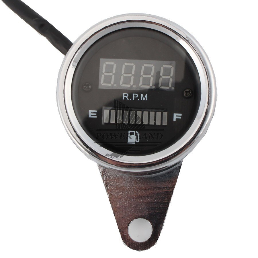 Chrome Motorcycle 12V LED Digital Display Backligh... – Grandado