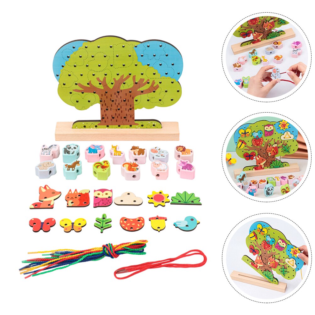 1 Set of Funny Threading Kids Early Educational Pl... – Vicedeal