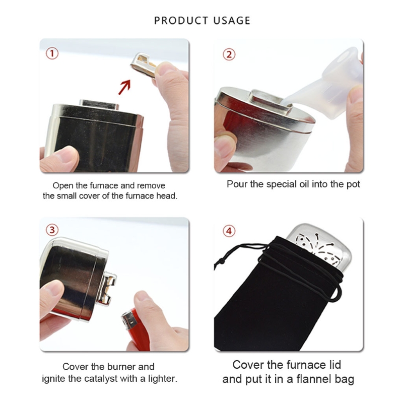 Draagbare Vloeibare Brandstof Mini Hand Warmer Her... – Vicedeal