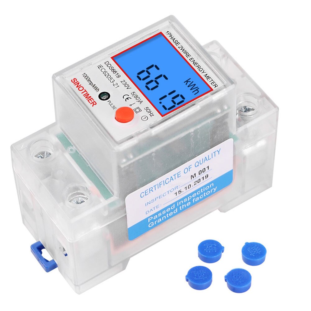 Enkele Digitale Power Energy Meter Voltage Wattmet... – Vicedeal