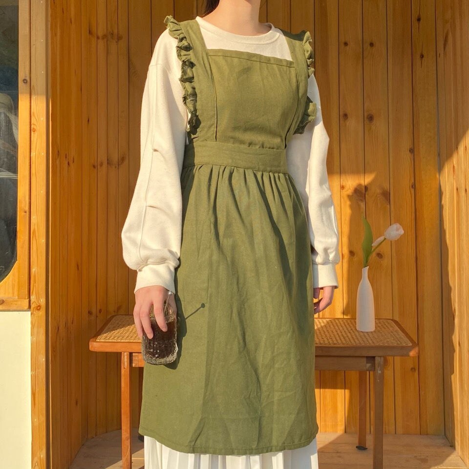 The Florist Home Apron Cafe Art Flower Shop Lotus ... – Vicedeal