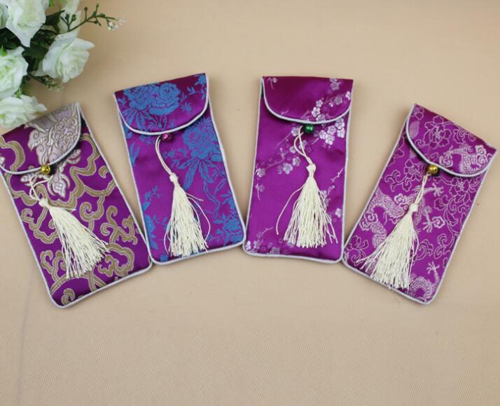 17x9cm Silk Cell Phone Cover Mobile Bag Case Pouch... – Grandado