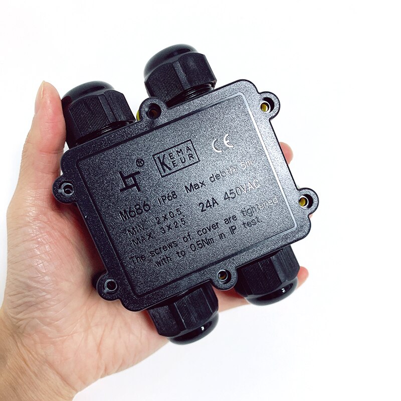 IP68 Wasserdicht Junction Box 4 Weg 234pin 4-14mm ... – Vicedeal