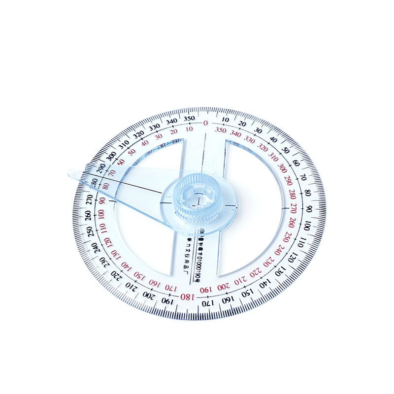 Plastic 360 Degree Protractor Ruler Angle Finder S... – Grandado