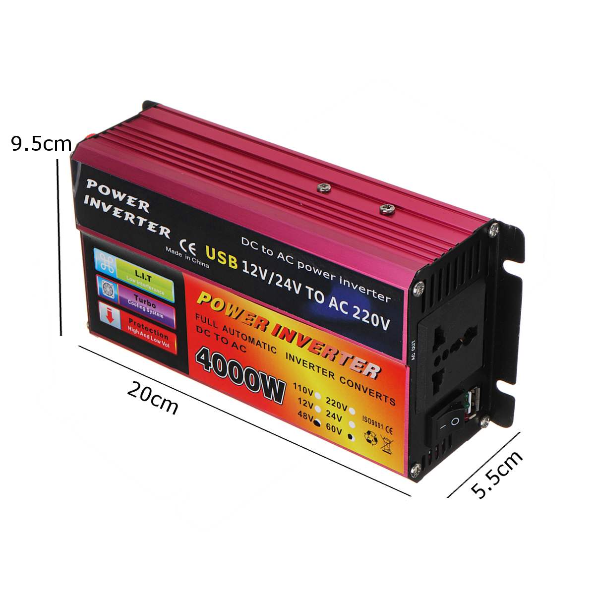 1200W Power Inverter 12/24V TO 220V Converter For ... – Grandado