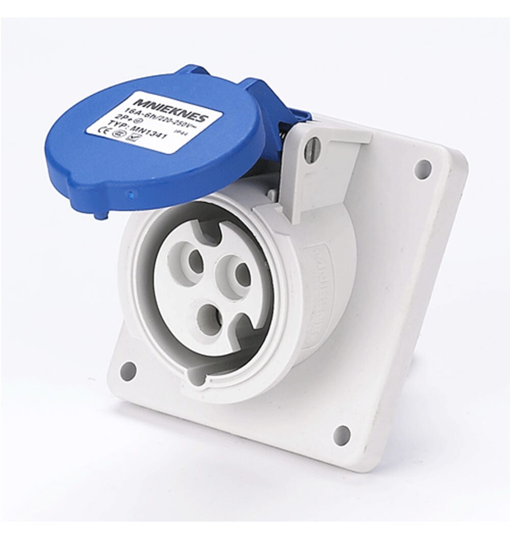 Industrial Socket Angle 45° 16A 32A 63A 3 pin 4 pi... – Vicedeal