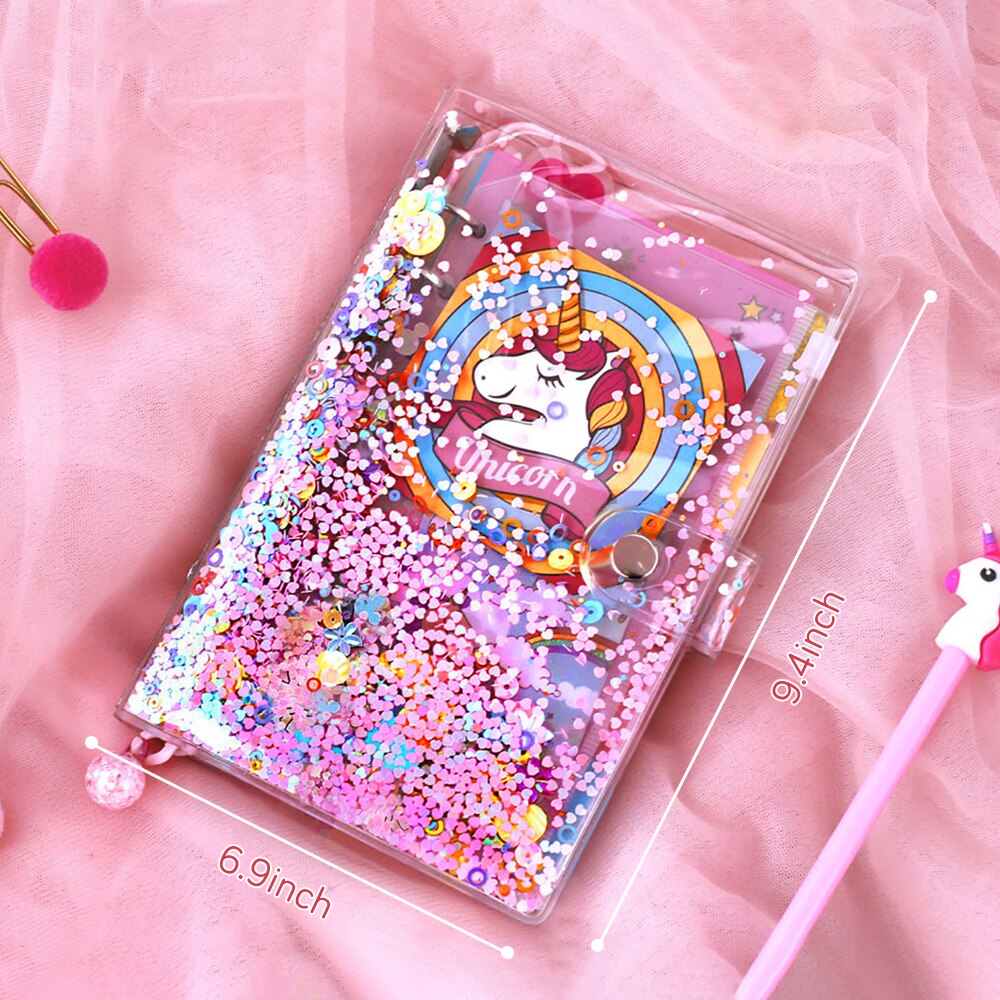 A5 Size Girls Unicorn Diary Notebook Set Cute Jour... – Vicedeal