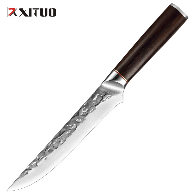 XITUO Hammer Pattern Hand-forged Chef Knife Multif... – Grandado