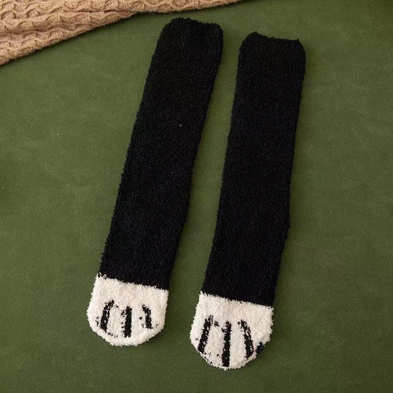 Thick Long Cat Paws Socks Women Cute Cartoon Anima... – Vicedeal