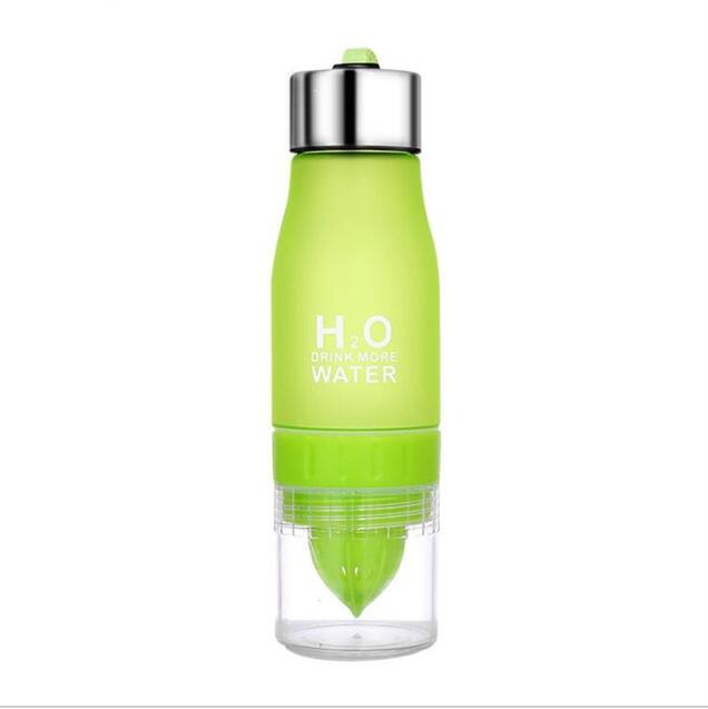 H2O Lemon Juice Fruit Water Bottle Infuser Drinkwa... – Grandado