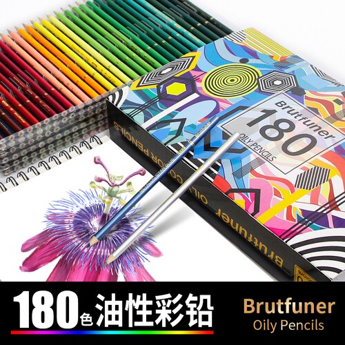 Brutfuner 180 Colors Set Oil Based Colored Pencils... – Grandado