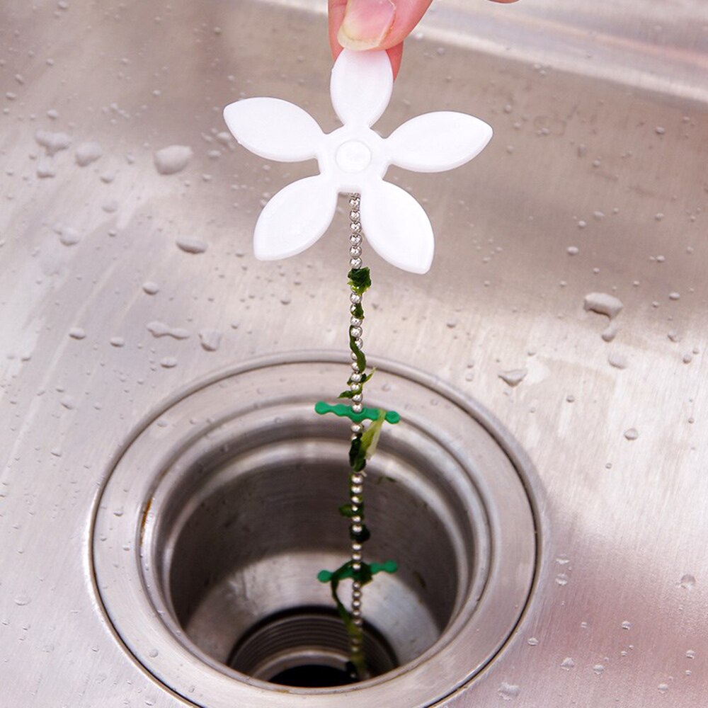 Sewer Hair Cleaner Small Flower Chain Kitchen Sink... – Vicedeal