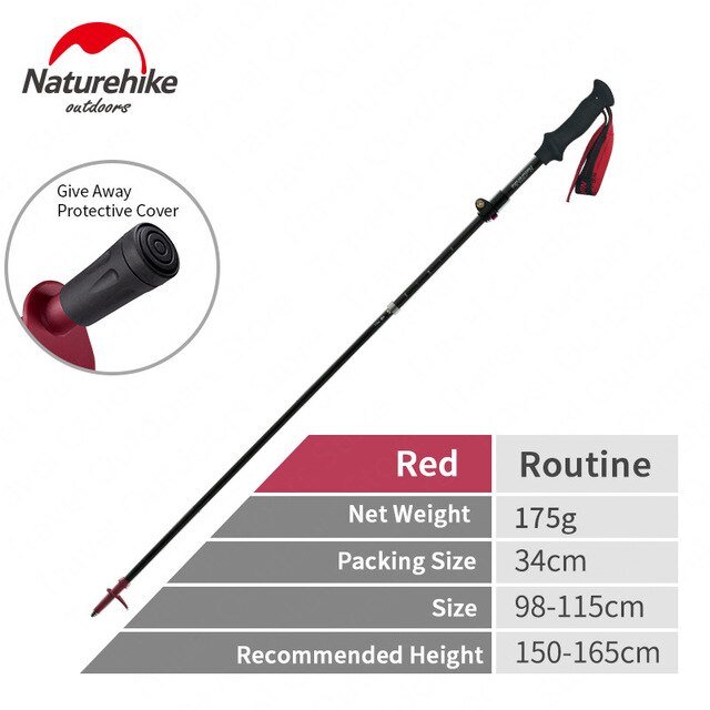 Naturehike Foldable Travel Walking Poles Ultraligh... – Vicedeal