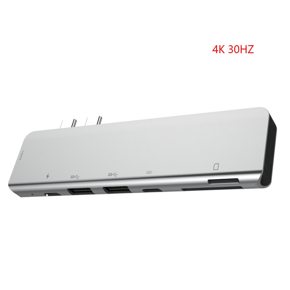 HUB Adapter 6 in 1 USB 3.0 High Speed Ports Type-C... – Grandado