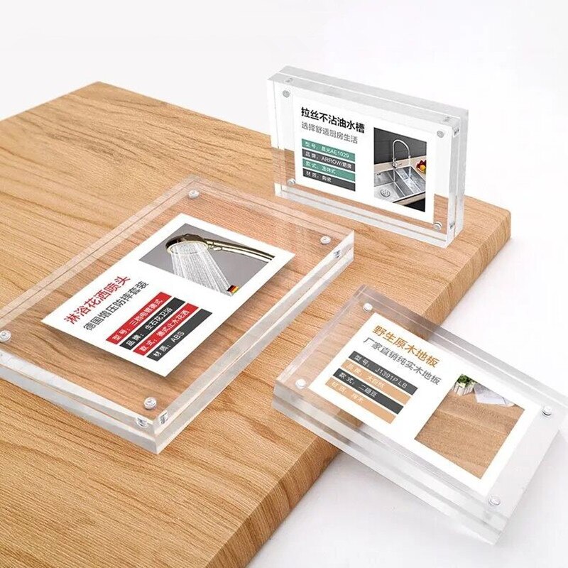 A5 Double Sided Picture Photo Frame Thicker Block ... – Vicedeal