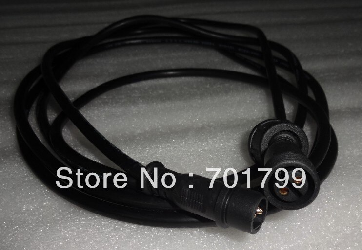 BLACK 1.5m(5feet)2 core waterproof extension cable... – Grandado