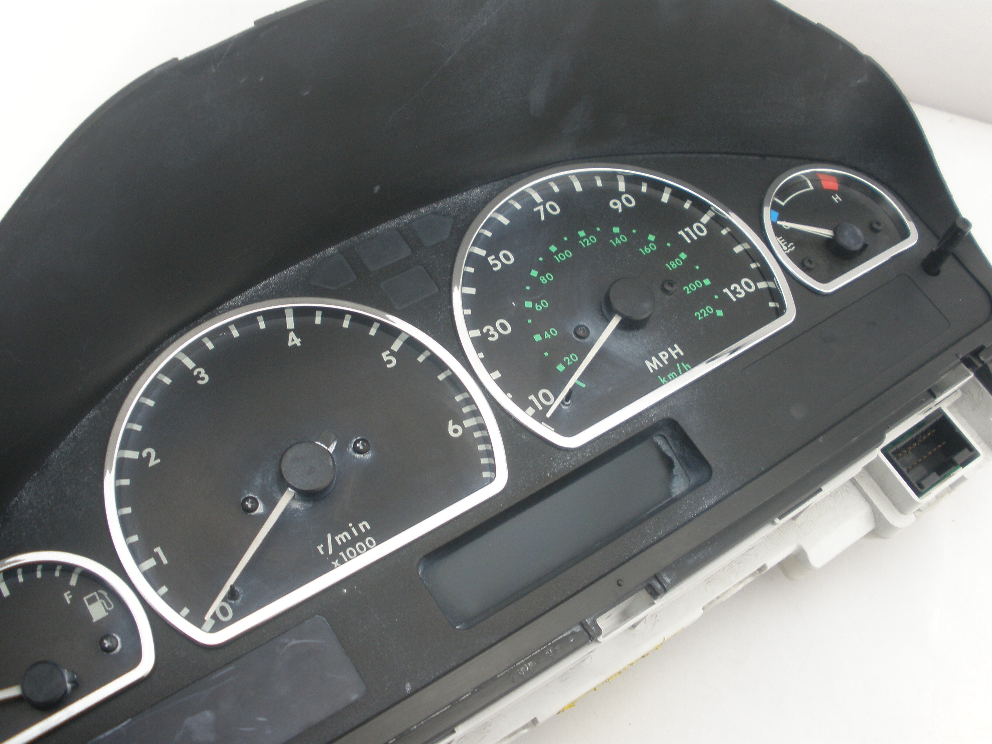 Plastic ABS Chrome Gauge speed Dial Dash surround ... – Grandado