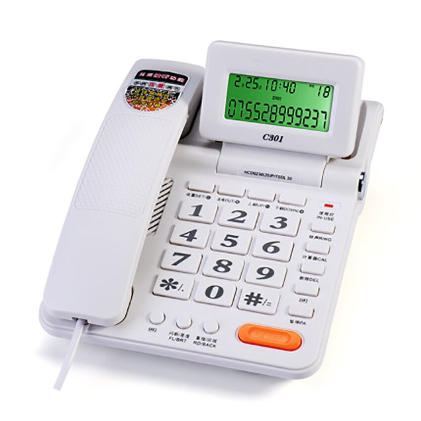 Big Button Corded Telephone Phone with Caller ID, ... – Grandado