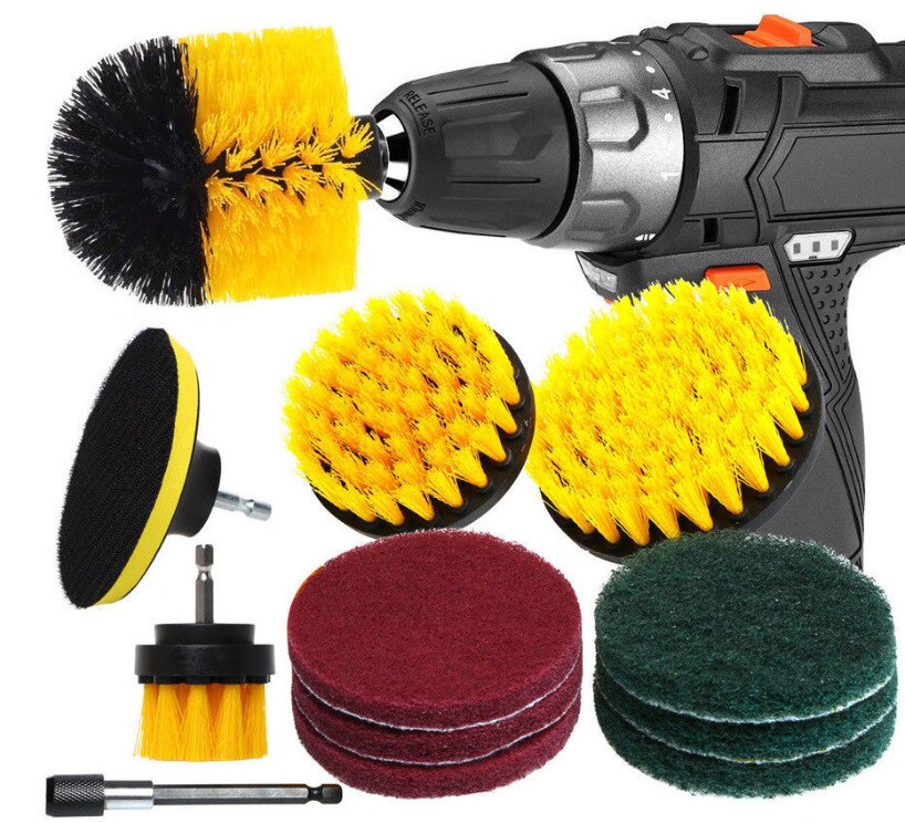 Scrub Pads 12pcs Cleaning Brushes Power Scrubber M... – Grandado