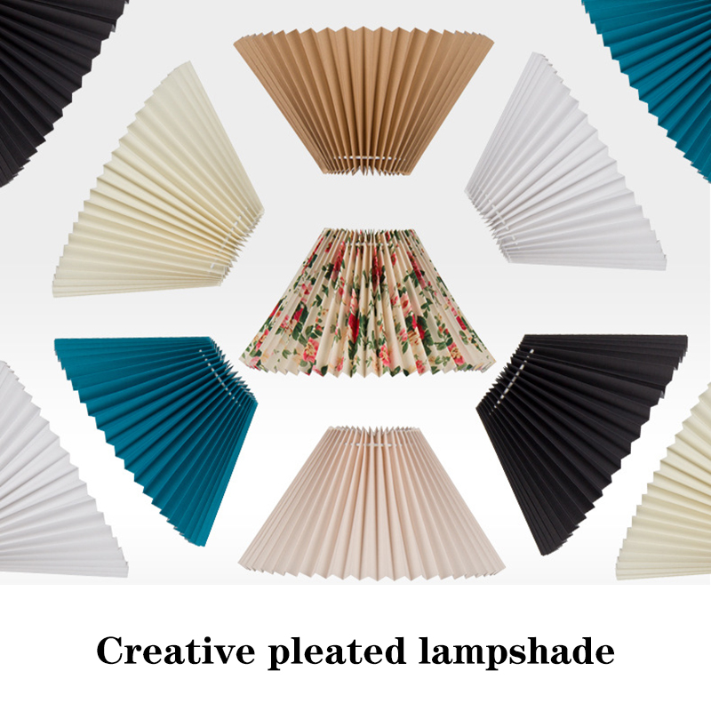 Pleated Lampshade E27 Light Cover Japanese Style F... – Grandado