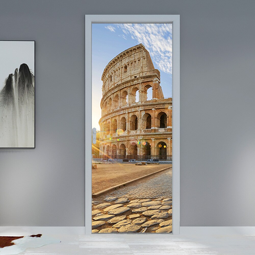 Colosseum at Dusk Doors Decoration Wallpaper For L... – Grandado
