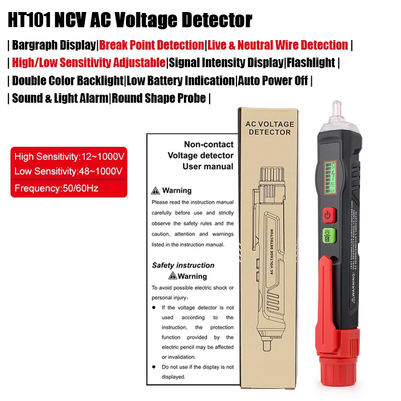Habotest Elektrische Indicator Ac Voltage Detector... – Vicedeal
