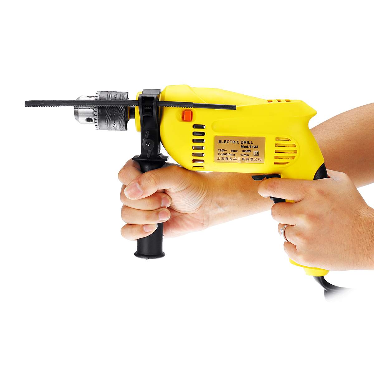 220V 1880W Electric Impact Drill Brushless Handhel... – Grandado