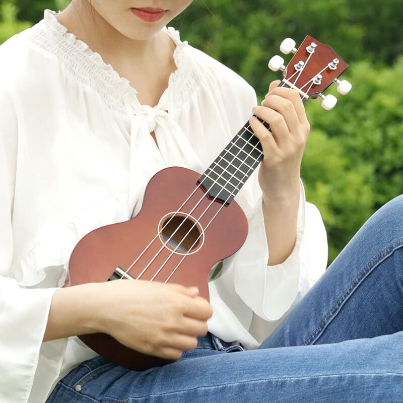 Ukulele 21 Zoll Ukulele Vier-String Holz Anfänger ... – Grandado