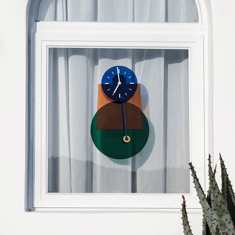 Nordic 3d Wall Clcok Acrylic Living Room Silent Be... – Grandado