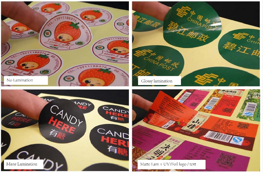 Custom gloss adhesive paper label common packaging... – Grandado