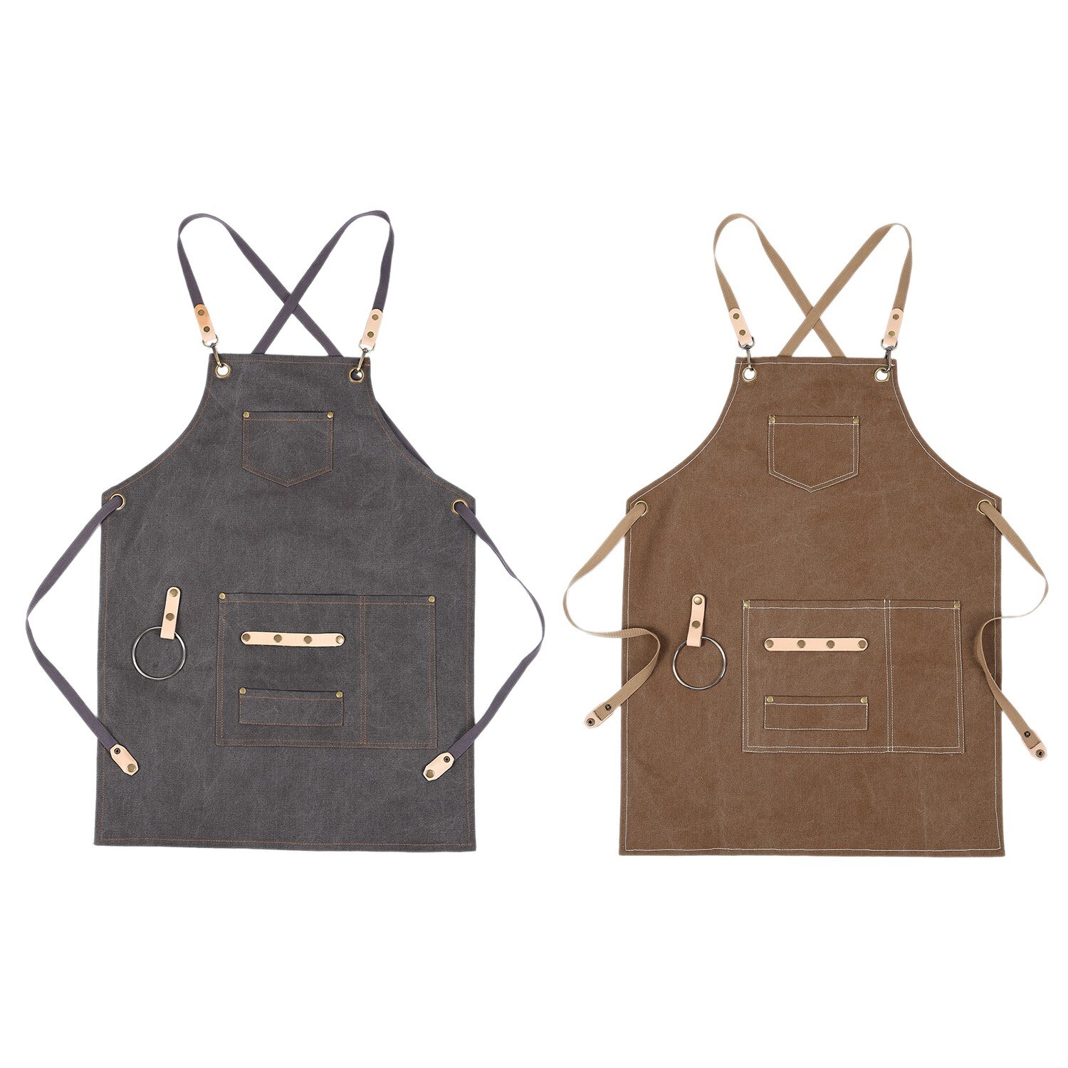 Bbq Canvas Schort Bib Chef Keuken Schort Voor Vrou... – Grandado