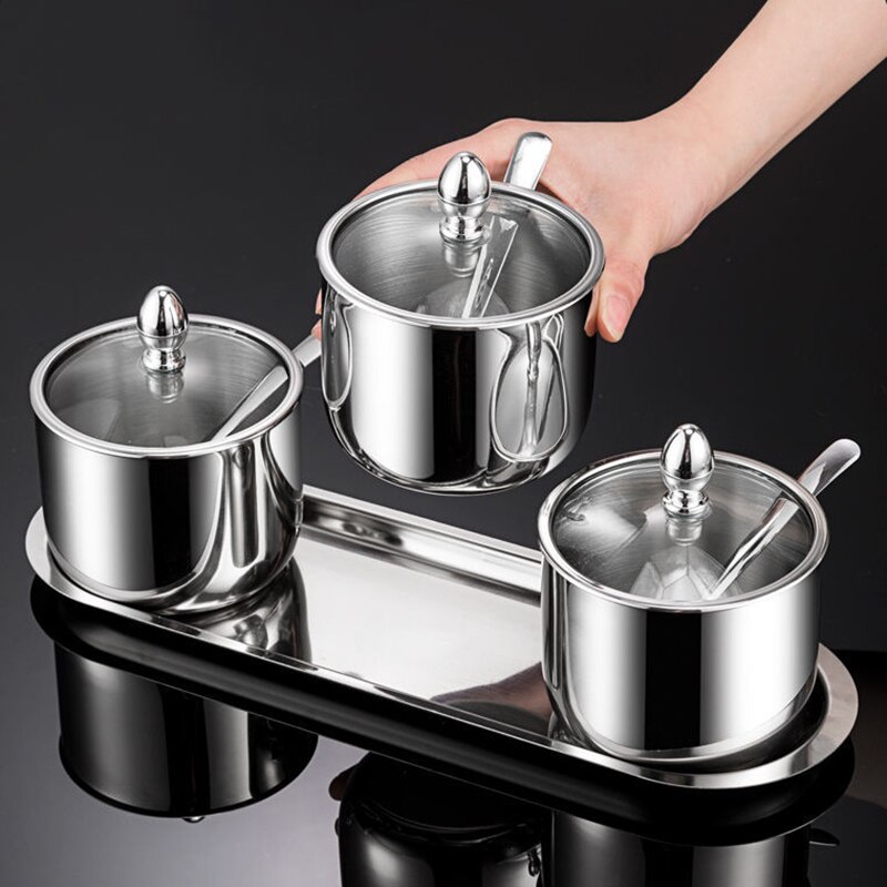 Stainless Steel Seasoning Containers Spices Organi... – Grandado