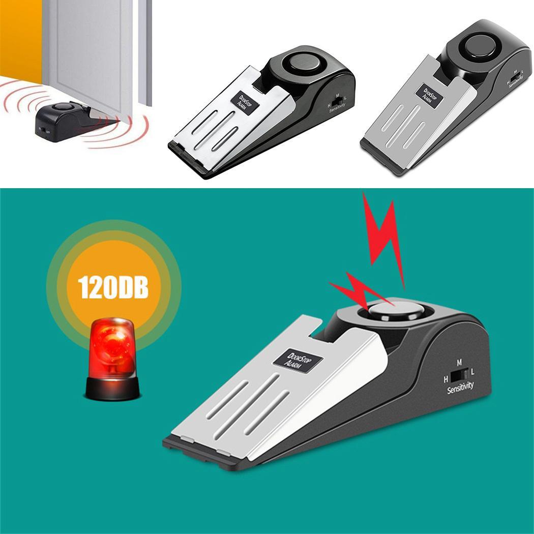 120dB Home Wedge Shaped Door Stop Stopper Portable... – Grandado
