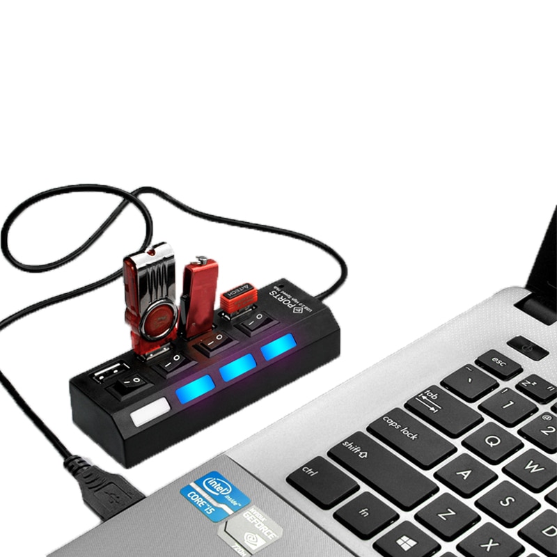 Usb hub 3.0 hub usb splitter multi usb 3.0 2.0 hub... – Grandado