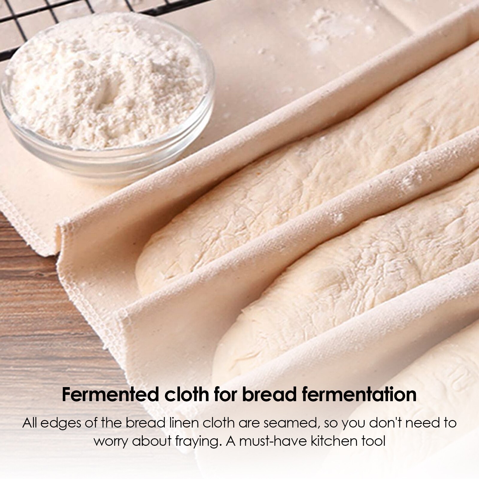 Proofing Linen Cloth Fermented Couche Dough Baker&... – Vicedeal