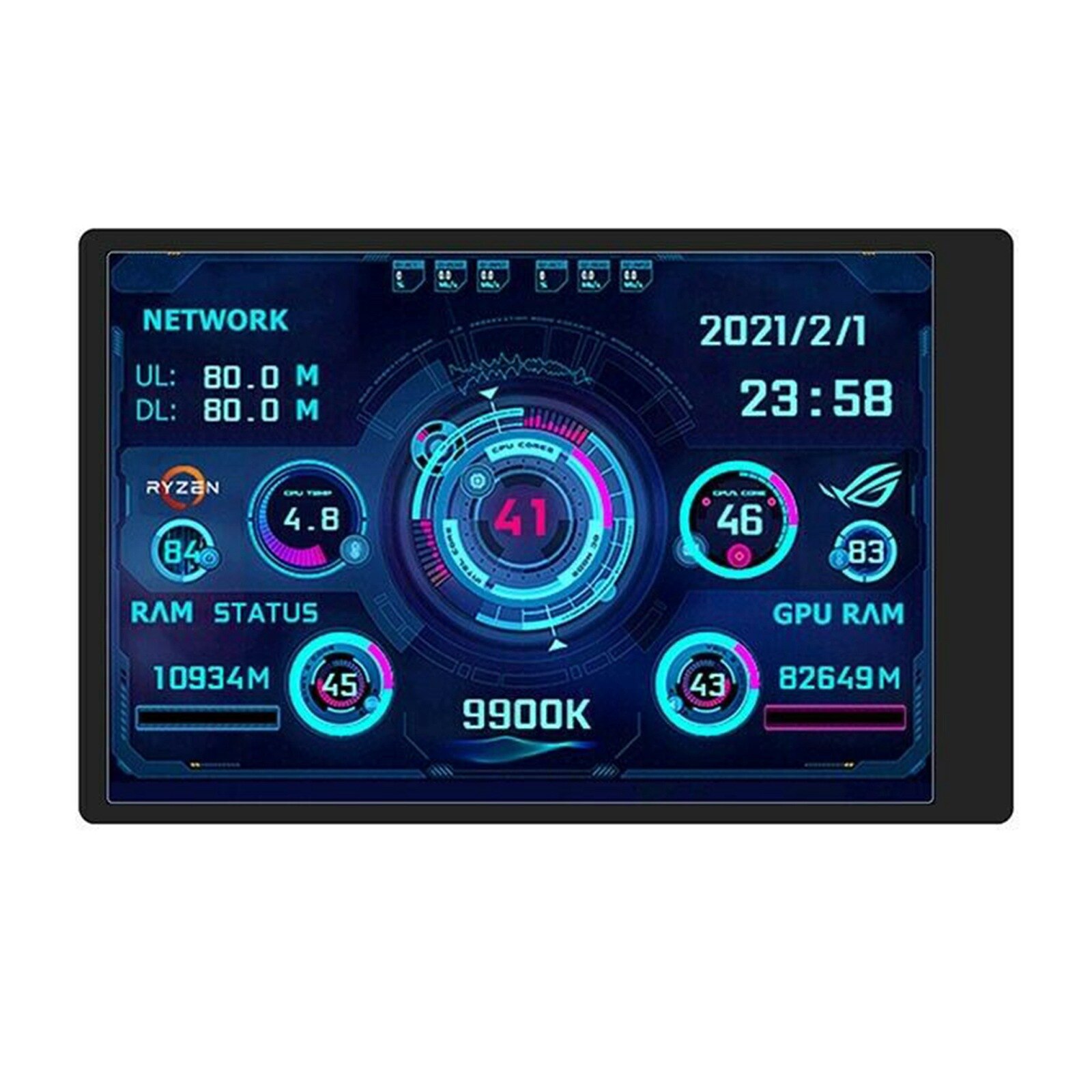 3.5in IPS Screen Monitor Type C Secondary Mini IPS... – Vicedeal